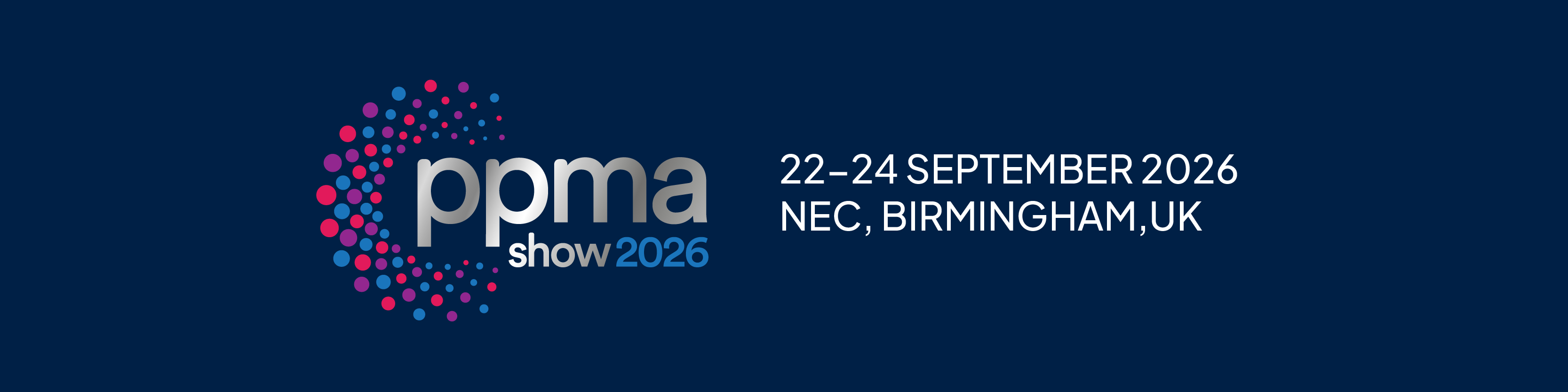 PPMA Total Show 2026 Registration